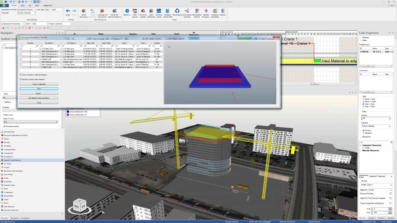Webinar: Using Synchro PRO for Workspace Clash Detection - YouTube