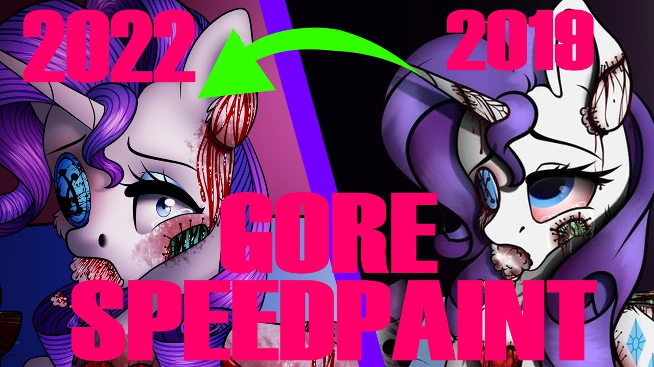 Rariplush 2.0 | My Little Pony HORROR SPEEDPAINT (REDRAW) - YouTube