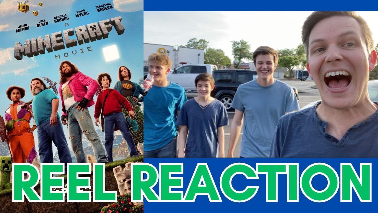 A Minecraft Movie Reaction Out of Theaters - Reel Reactions - YouTube