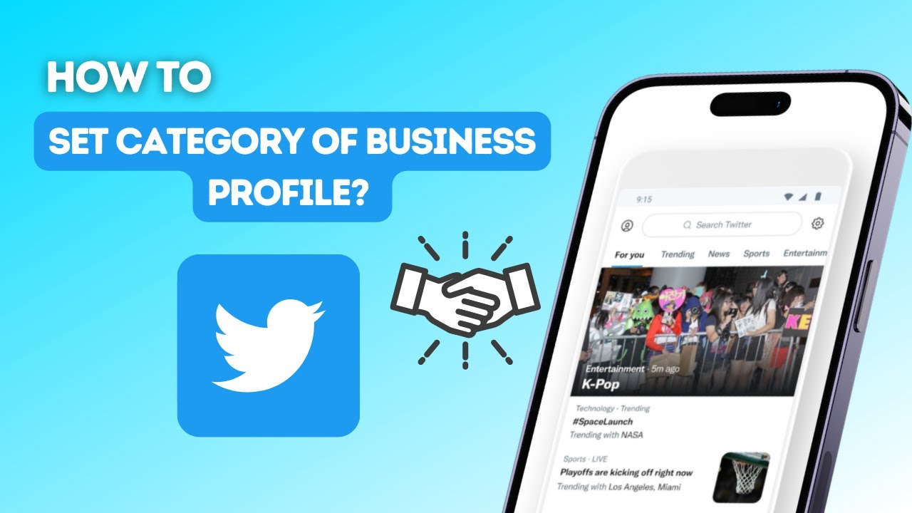 How to set the category of your business profile on Twitter? - YouTube