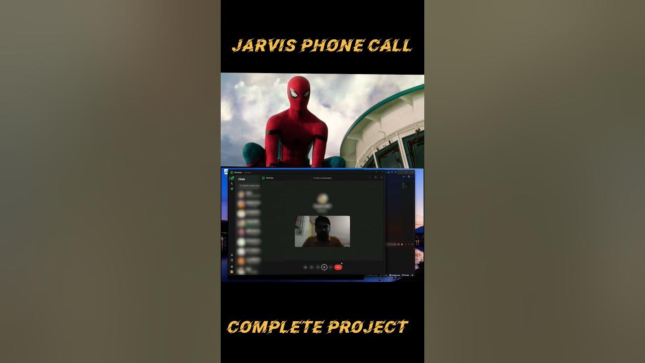 Jarvis Voice Assistant | WhatsApp Automation in Python Jarvis Ai | iron man #python #coding # ...