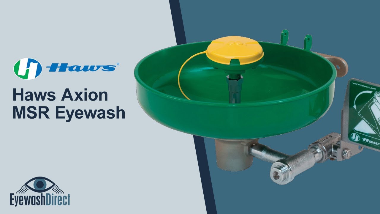 EyewashDirect.com - Haws Axion MSR Eyewash - YouTube
