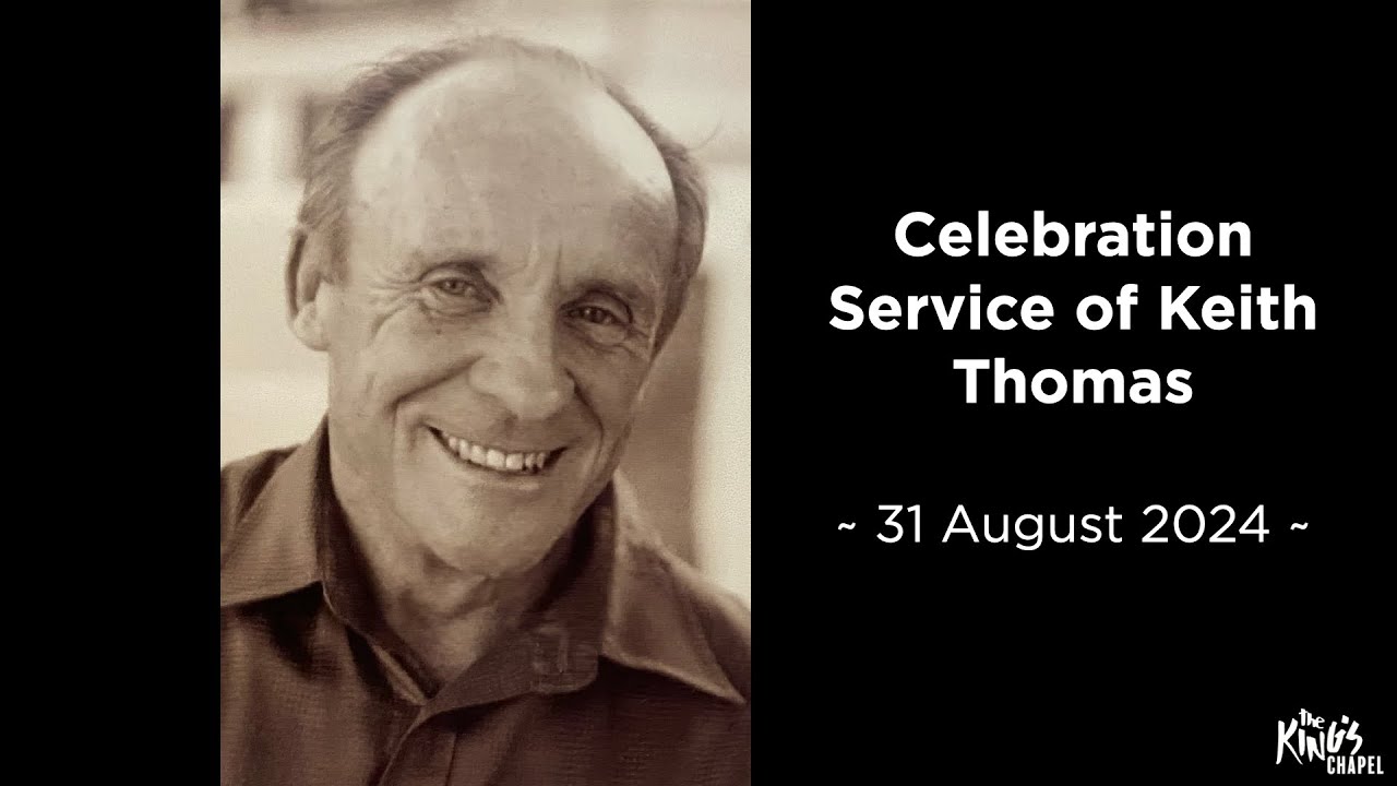 Celebration Service of Keith Thomas - 31 August 2024 - YouTube