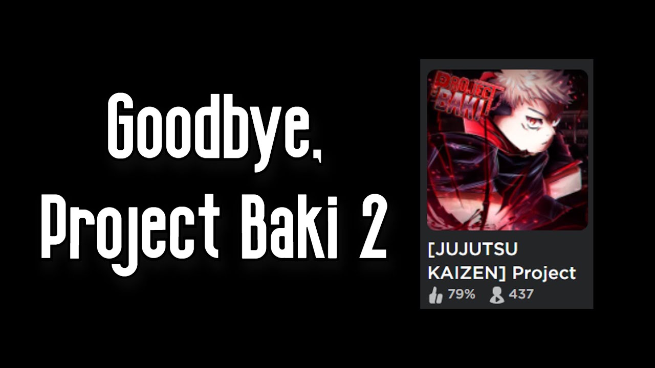 I'm Retiring From Project Baki 2 for Good. - YouTube