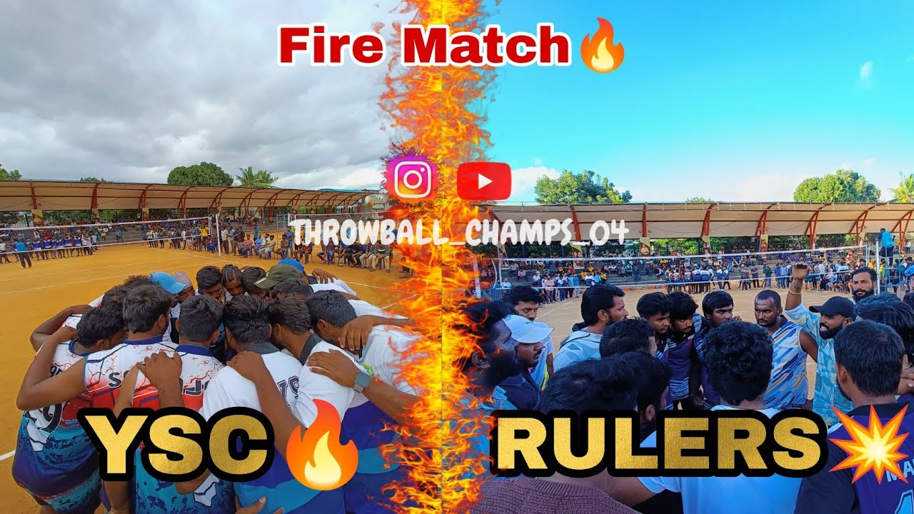 THROWBALL💥 YSC⚡V/S RULERS🔥SEMI FINAL -1 - YouTube
