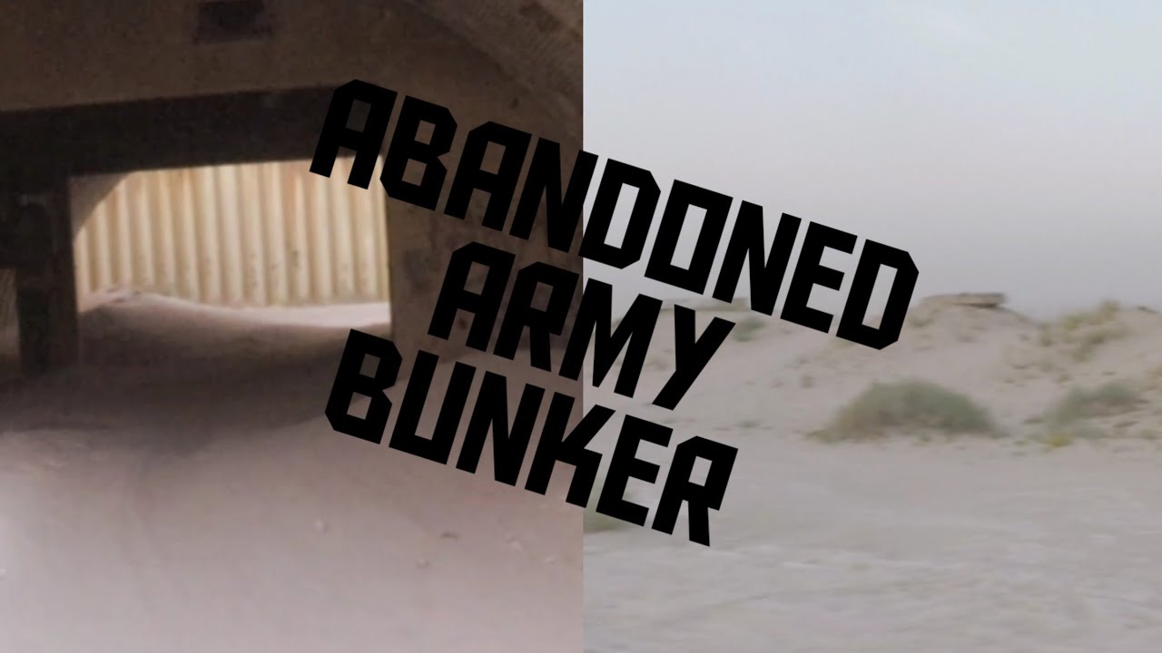 Abandoned army underground army bunker kuwait - YouTube
