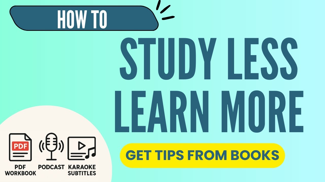 STOP Studying Hard and START Studying Smart With 4-Hour Work Week By ...