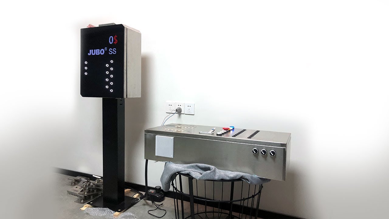 Self service car wash machine cash coin operate - YouTube