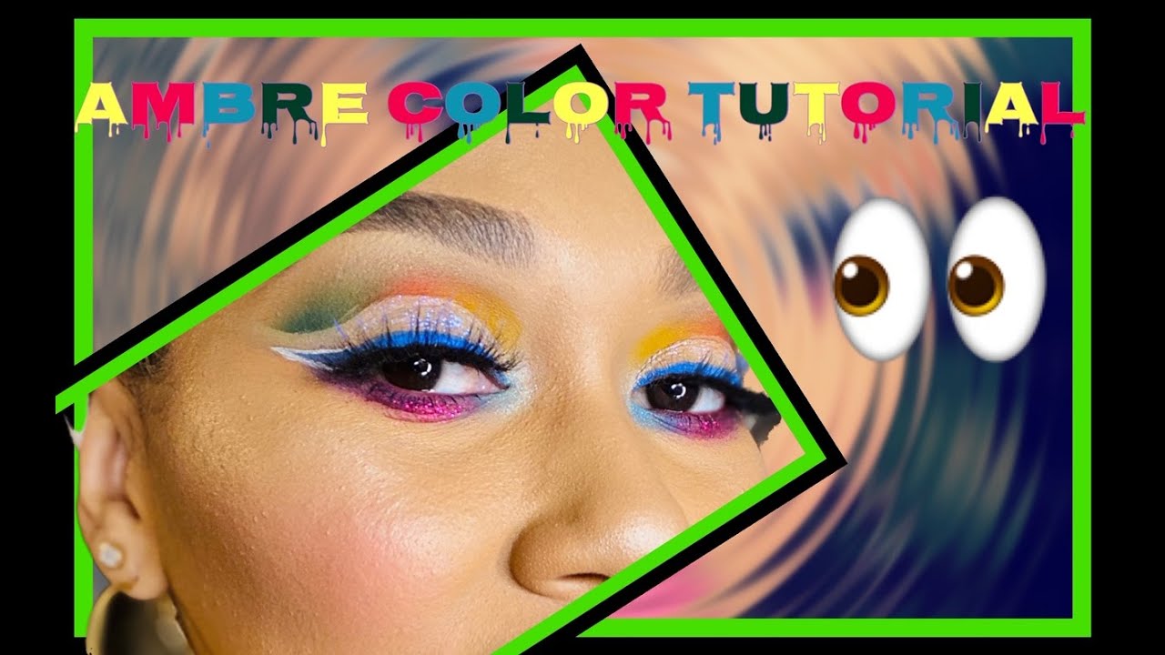 cut crease tutorial 🌈 ambre' - YouTube