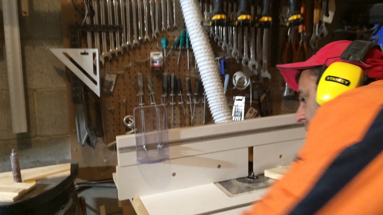 Creating perfect half spheres on router table - YouTube