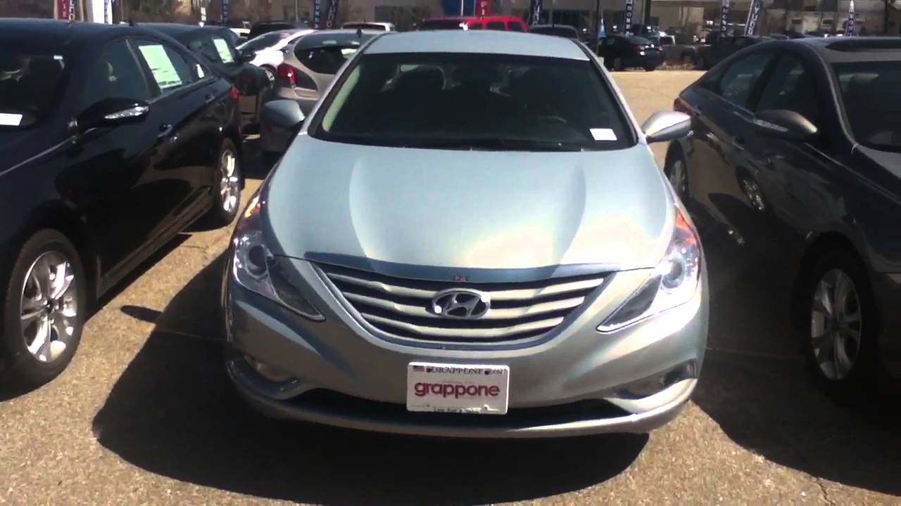 2013 Hyundai Sonata GLS Stock #: DT0577 @ Grappone Hyundai - YouTube