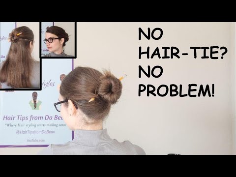 How to Make a Perfect Pencil Bun | Easy Step-by-step Tutorial for ...