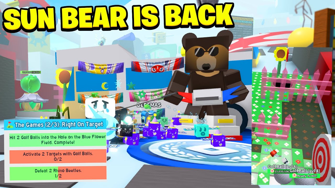 SUN BEAR UPDATE EVENT IS NOW HERE! (Bee Swarm Simulator) - YouTube