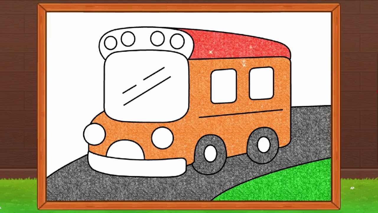 Paint Bus #Painting #Bus #Ekaya #Kids #kidsvideo - YouTube