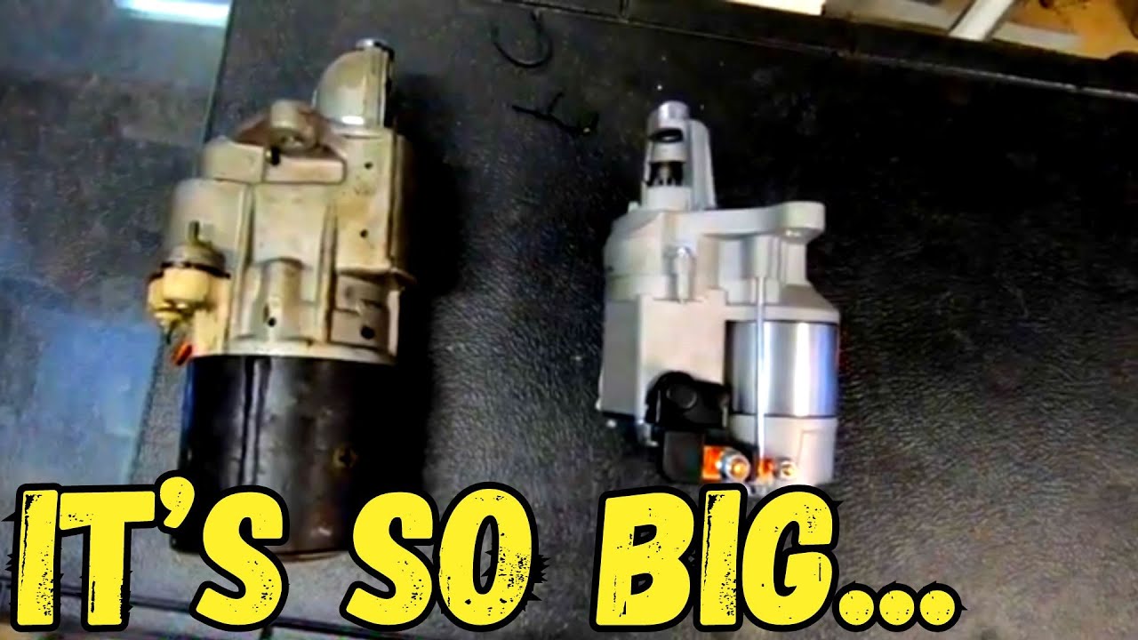Mopar Gear Reduction Starter Install-From The Archives - YouTube