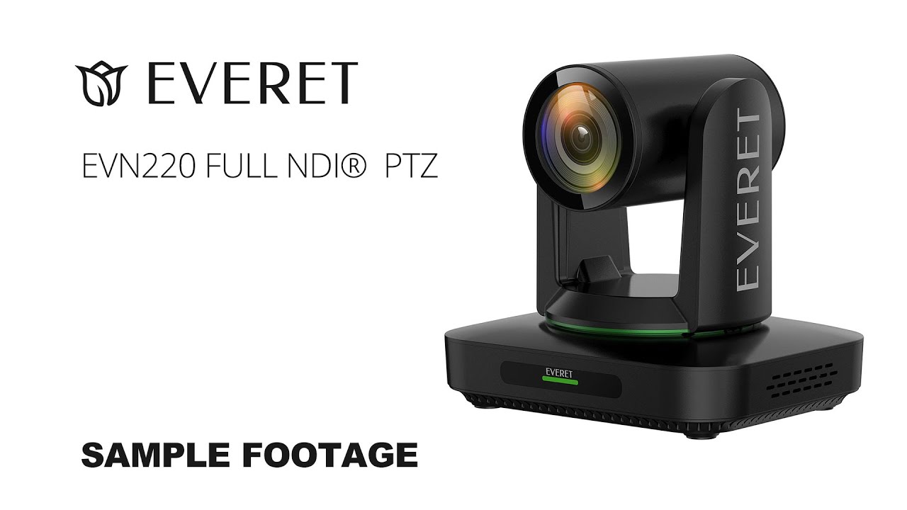 Everet Imaging EVN220 High Bandwidth NDI® PTZ Camera 20x zoom Sample ...
