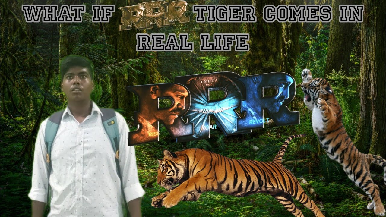 What if RRR tiger comes in real life,#communicationskills ||#fun - YouTube
