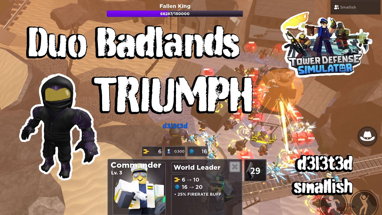 Badlands Duo Triumph No Accel, No Gold Towers. - YouTube