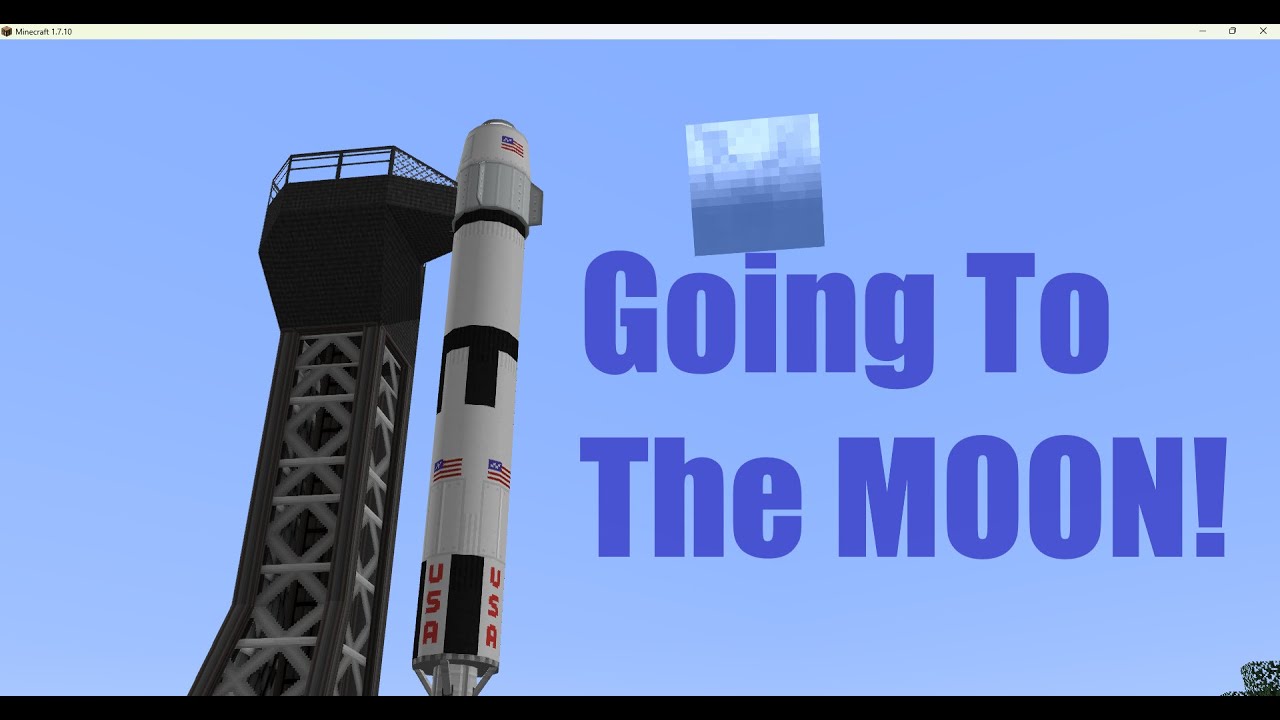 Going To Space In Minecraft! | NTM Space Review - YouTube
