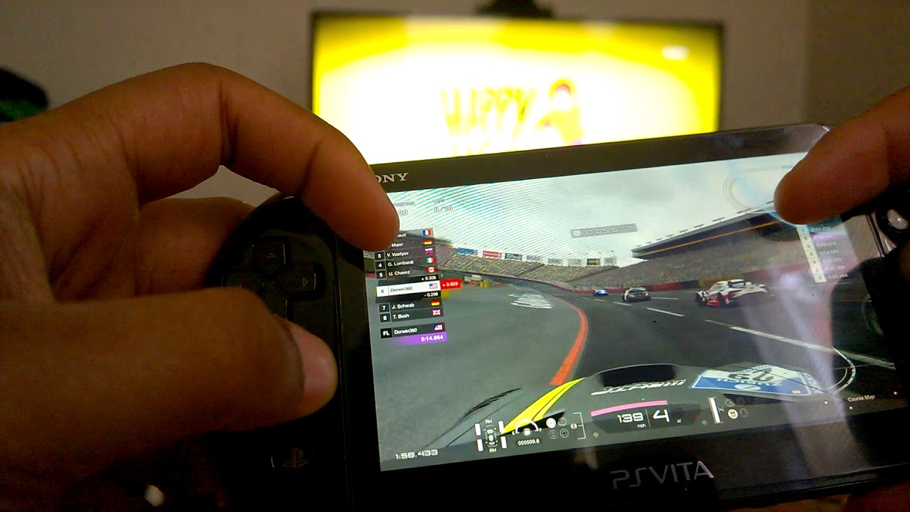 Gran Turismo gameplay on PS Vita, by remote play. - YouTube