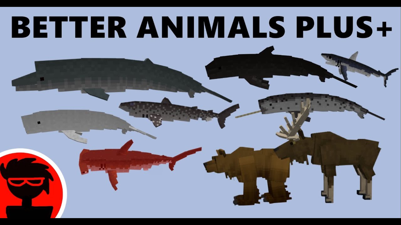 Minecraft Mods : Better Animals Plus - YouTube