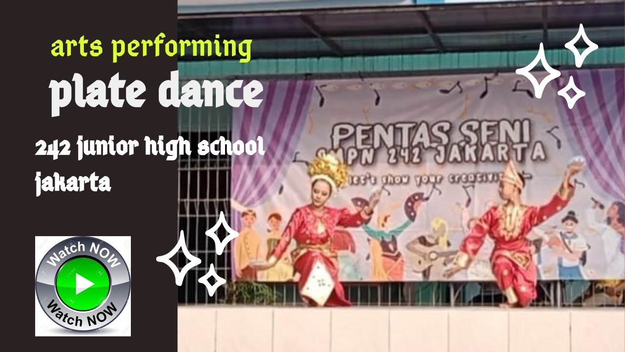 PERFORMING OF PLATE DANCE#SMPN242JAKARTA - YouTube