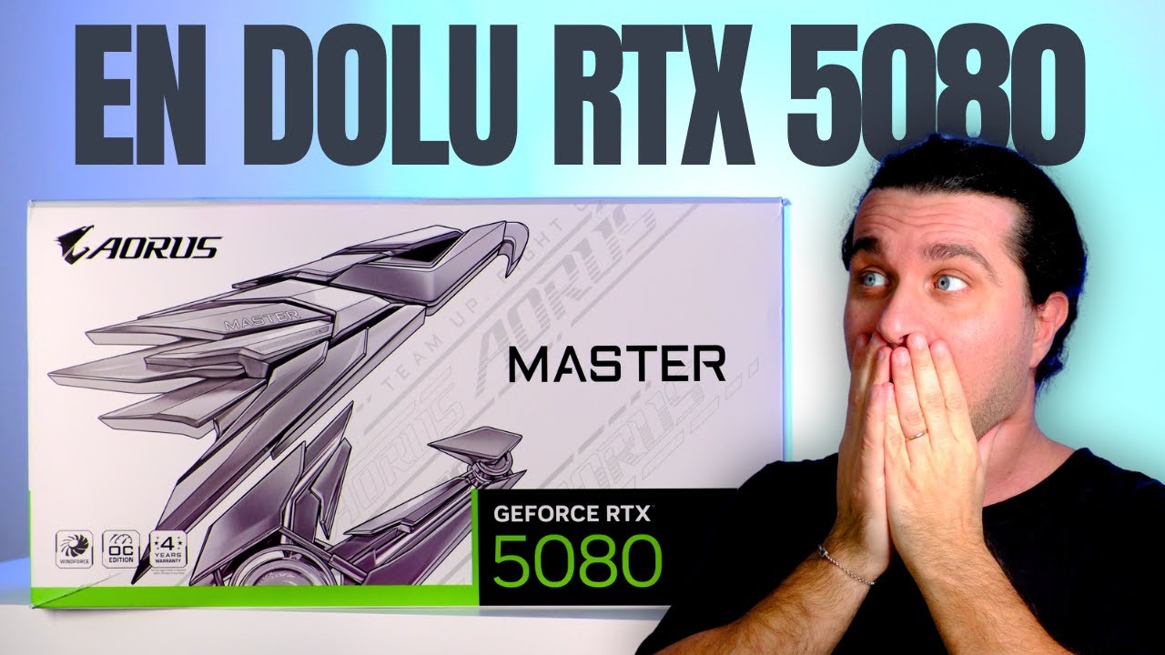GIGABYTE AORUS RTX 5080 Master kutusundan çıkıyor! - YouTube