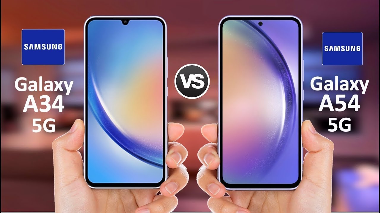 Galaxy A34 vs Galaxy A54 - YouTube