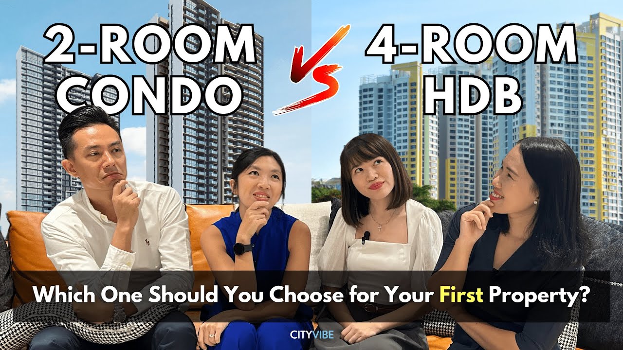 First-Time Buyer Dilemma: 2-Bedroom Condo or 4-Room HDB?! - YouTube