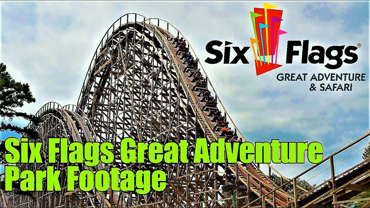 Six Flags-Great Adventure (Park Footage) HD, 2018 - YouTube
