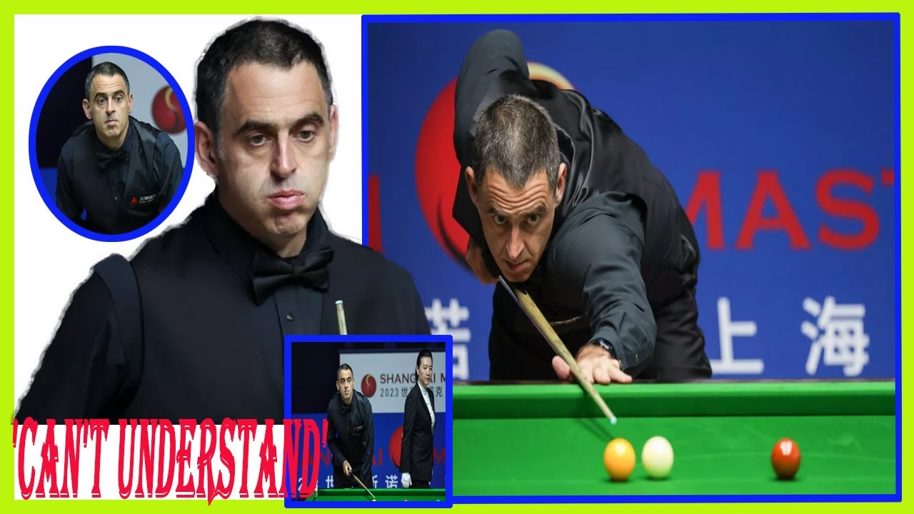 Snooker commentators 'can't understand' Ronnie O'Sullivan's bizarre ...