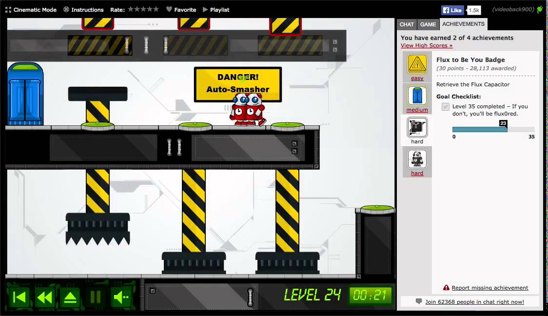 Chronotron Walkthrough (Easy, Medium, Hard and Hard Badges) - YouTube