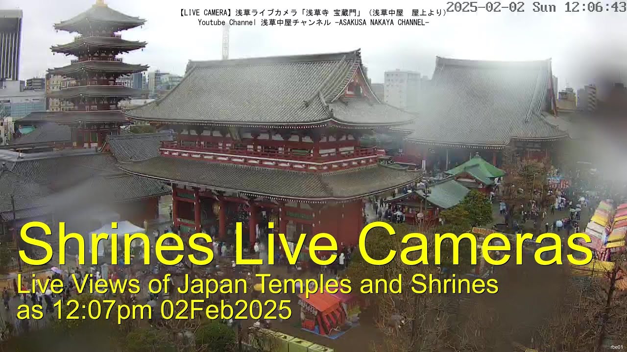 Live Views of Japan's Temples and Shrines - YouTube