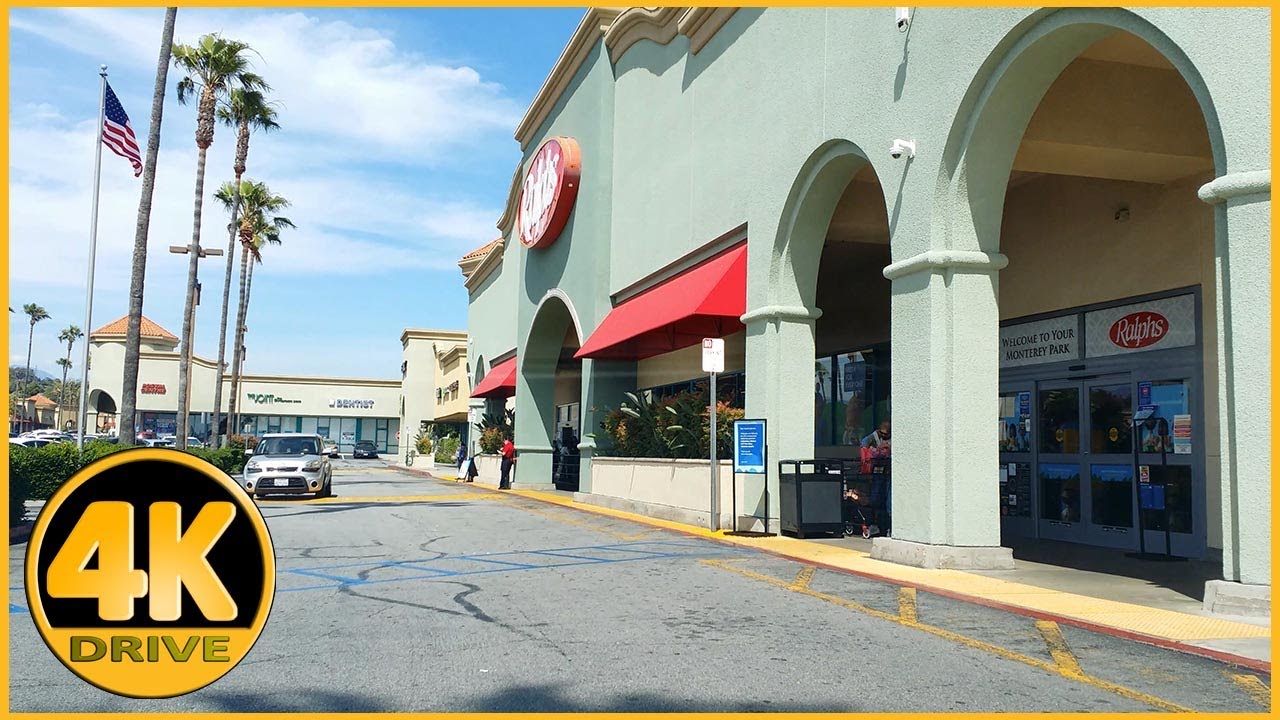 Driving Tour of Atlantic Square (Monterey Park Shopping mall) [4K ...