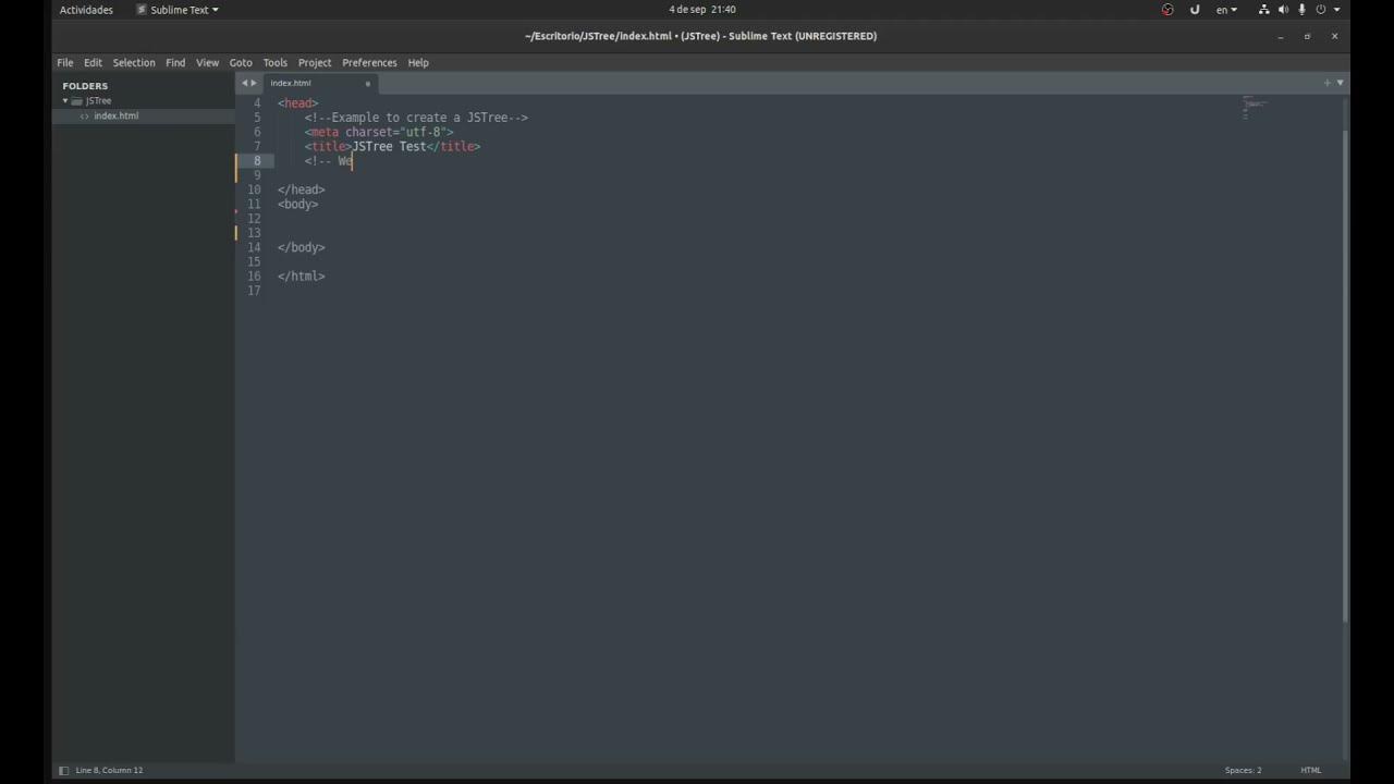How to create a TreeVIew with HTML and JavaScript - YouTube
