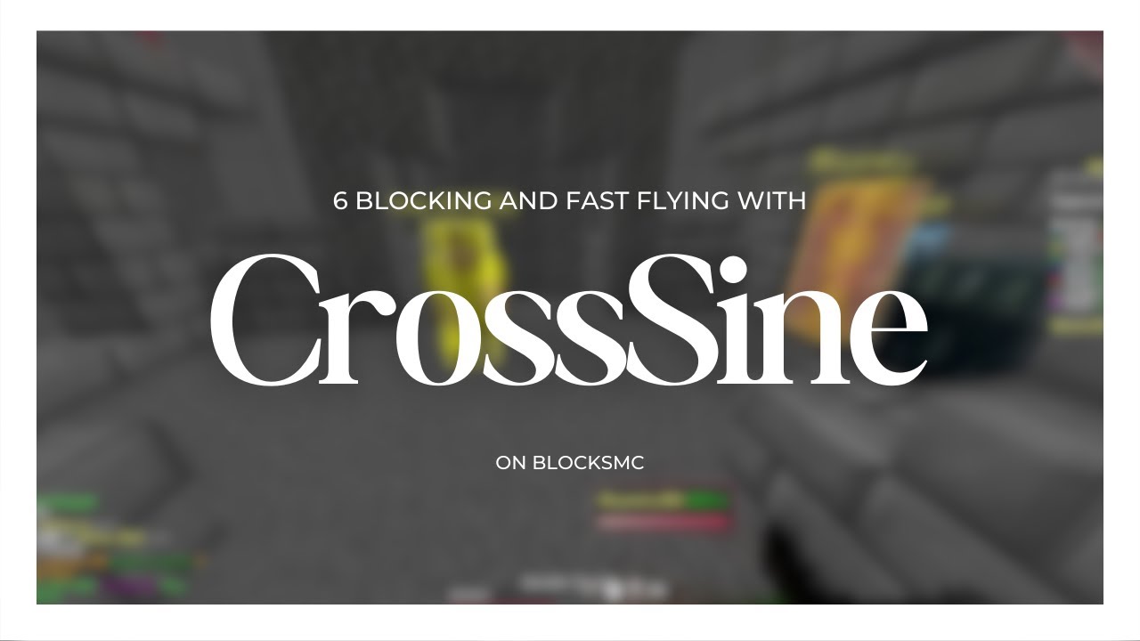 6 Blocking and Fast Flying on BlocksMC with free client | CrossSine ...