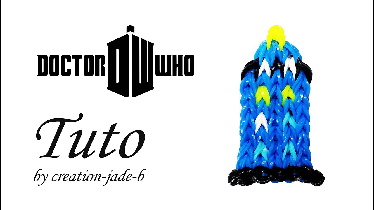 Tuto Rainbow Loom - Doctor Who Cabine Téléphonique TARDIS ! - YouTube