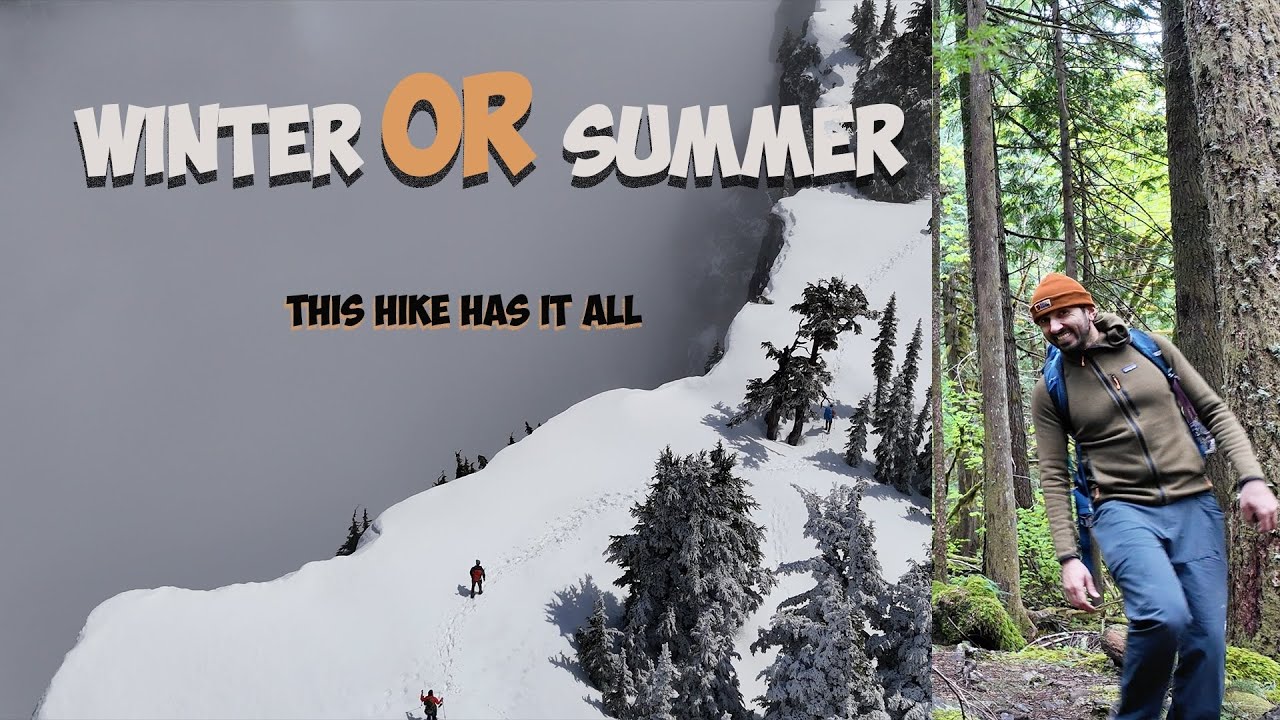 Mt. Dickerman Hike | From Lush Green to Snowy Wonderland! - YouTube