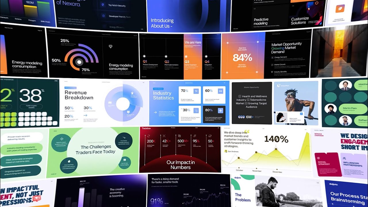 Modern Presentation Design Showcase | Hiveminds - YouTube