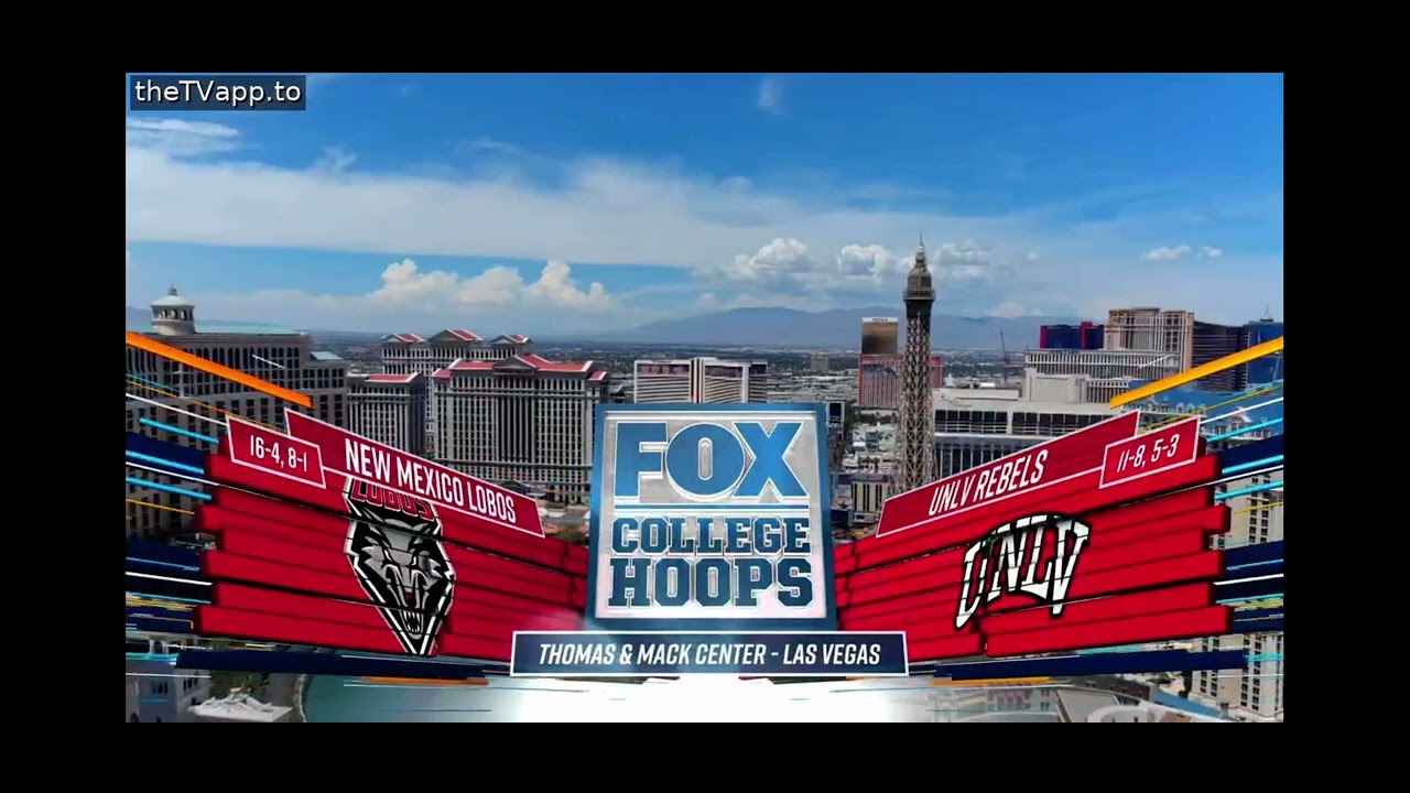 CBB Basketball on FOX Sports intro New Mexico at UNLV - YouTube