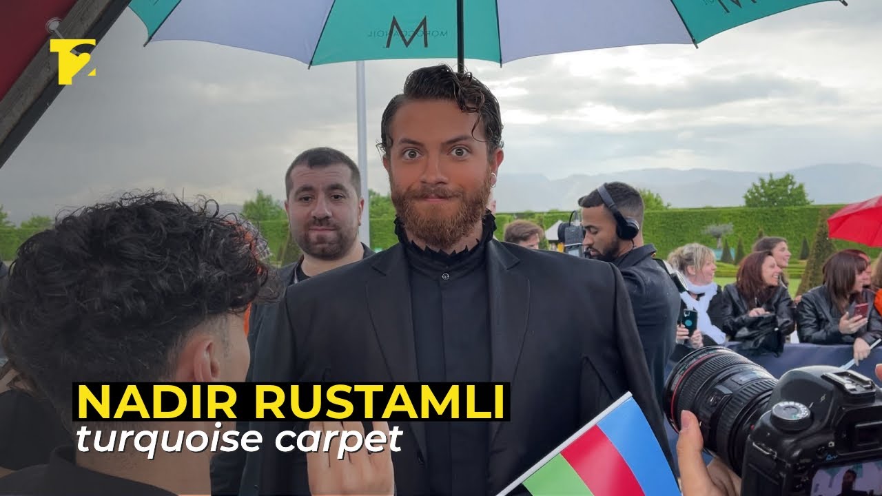 🇦🇿 Nadir Rustamli - Fade To Black | Eurovision 2022 Turquoise Carpet ...
