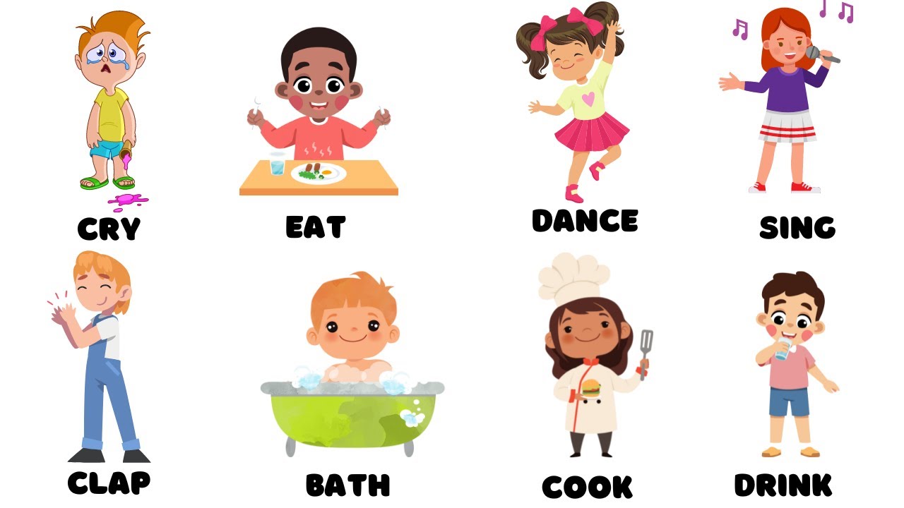 Kids Vocabulary Action Words Action Verbs Top 30 Action Words For kids-vocabulary-action-words-action-verbs-top-30-action-words-for