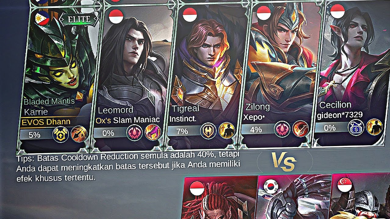 PRESET ML HASIL PERTANDINGAN🎟|| DIBAWAH 5MB🥀|| DJ TANTE TANTE CULIK AKU ...