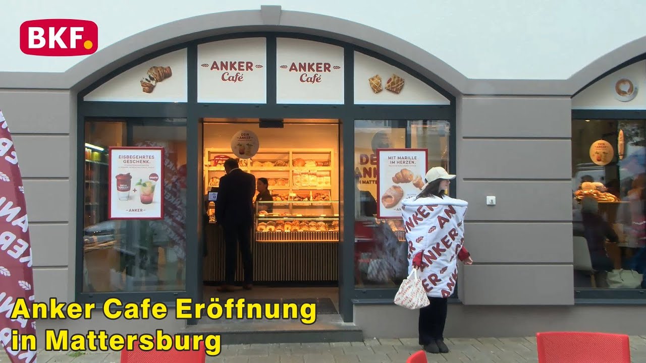 10. 6. 2022 - Ankerbrot eröffnet erstes Anker Cafe am Mattersburger ...