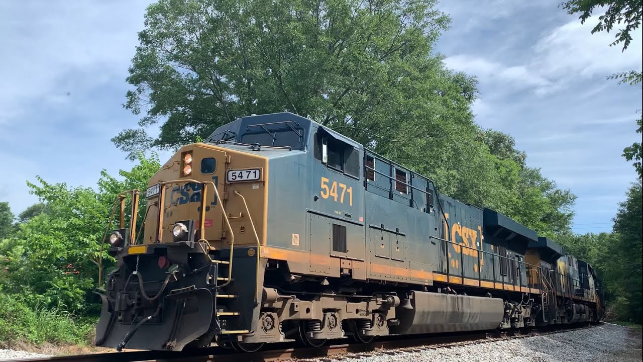 CSXT 5471 Leads M693-09 by Switzer, SC. - YouTube