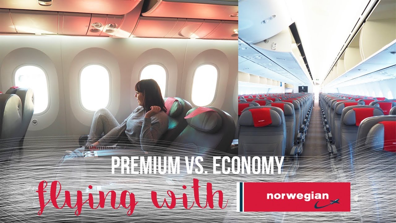 FLYING WITH NORWEGIAN: PREMIUM VS. ECONOMY | LGW - LAX - YouTube