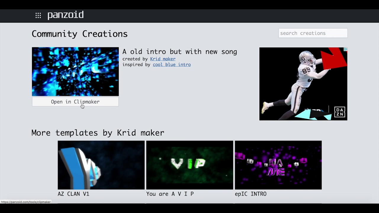 How To Create an Intro with Panzoid - YouTube