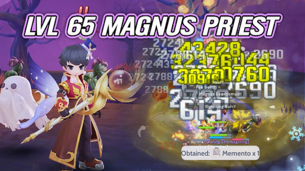 Lvl 65 Magnus Priest Build - NA Ragnarok Origin - YouTube