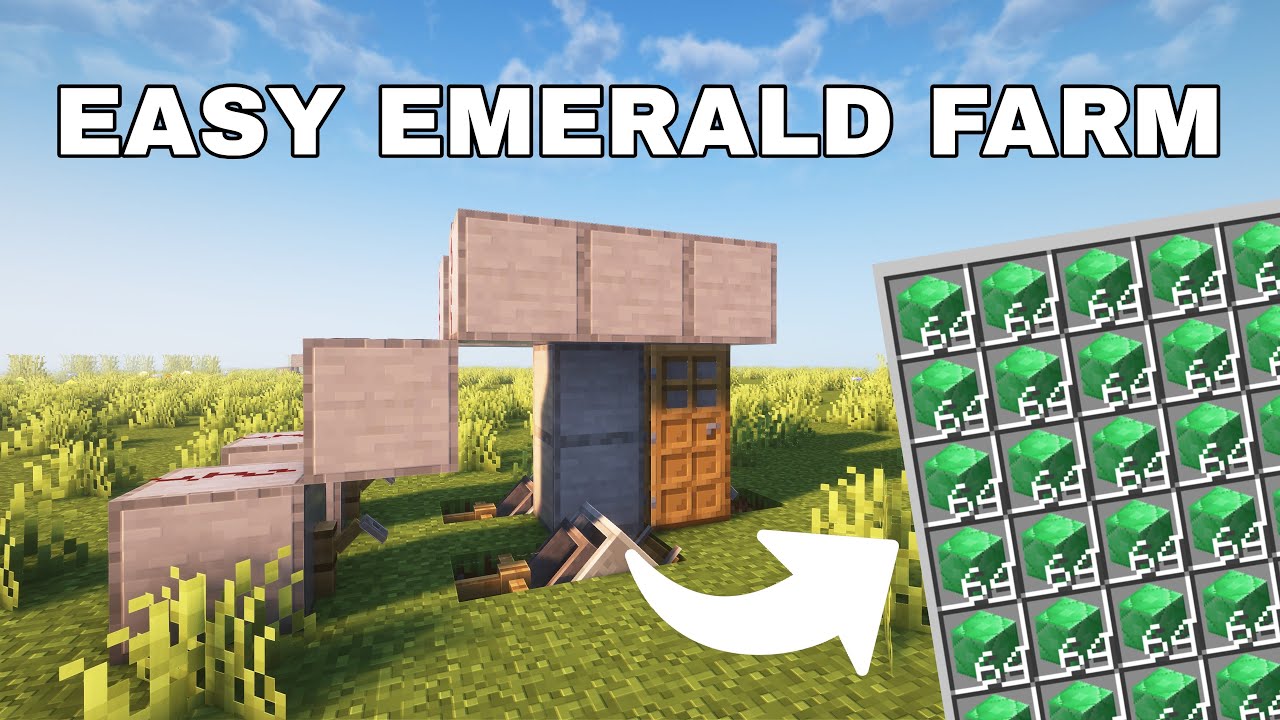 Easy Emerald Farm in Minecraft 1.21.11 - YouTube