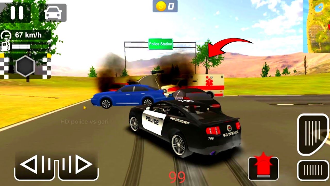HD police vs gari game #499 police Gameplay Best Car Games Drift Gari ...